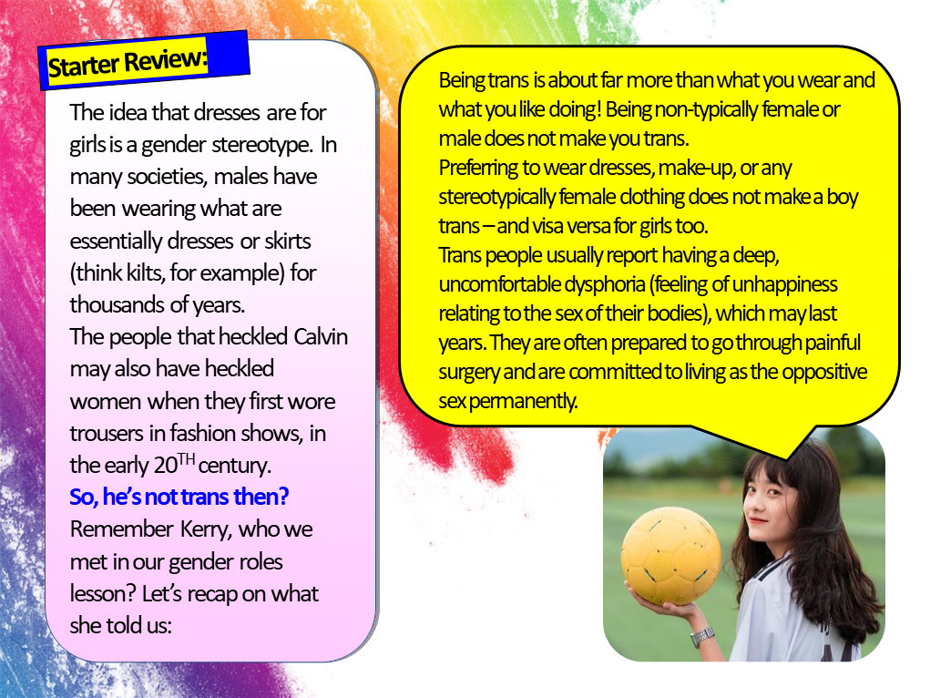 Gender Stereotypes and Society PSHE Lesson – EC Publishing