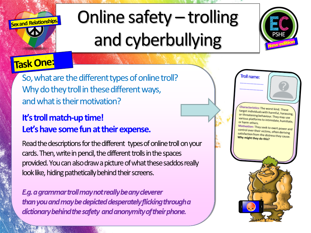 Cyber-bullying, Trolling and Online Safety – EC Publishing