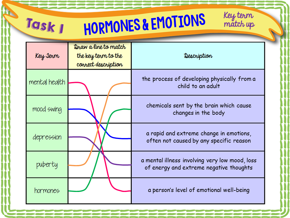 Hormones and Emotions - Puberty PSHE – EC Publishing