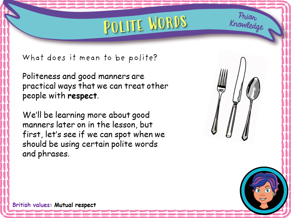 Manners and politeness – EC Publishing