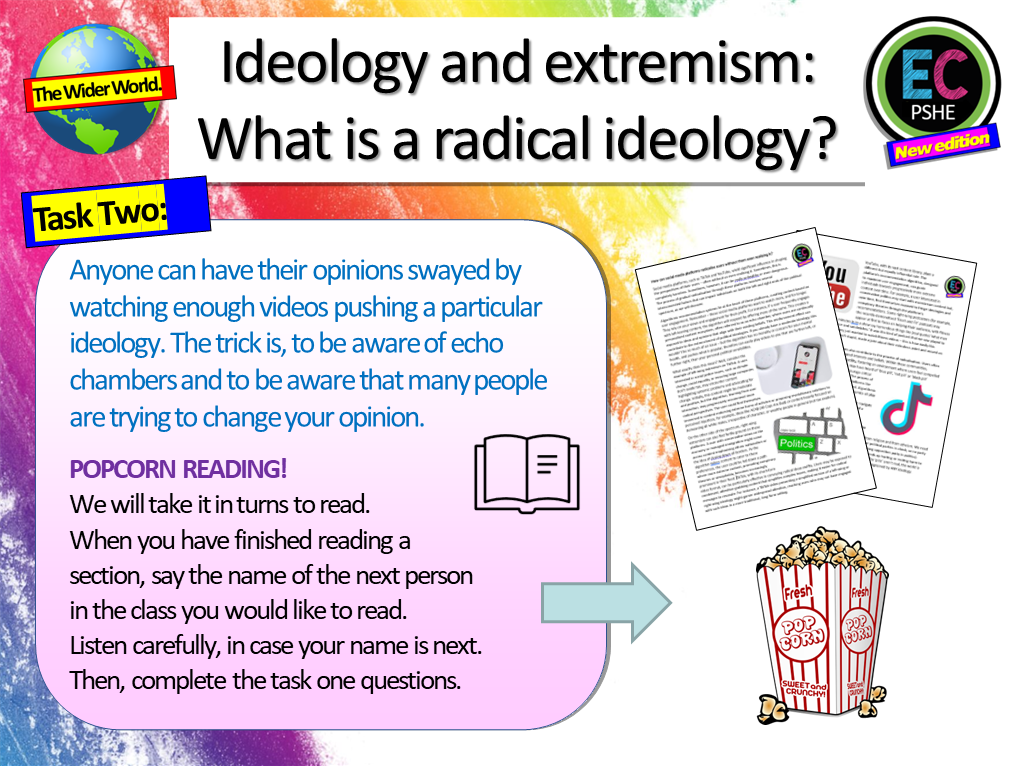 Extremism Radicalisation Ideology - Online PSHE Lesson – EC Publishing