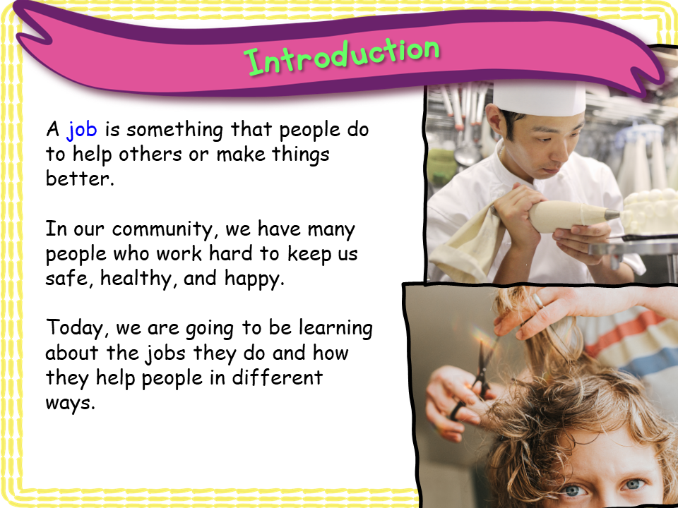 New! Jobs and Community Helpers - EYFS/Reception – EC Publishing