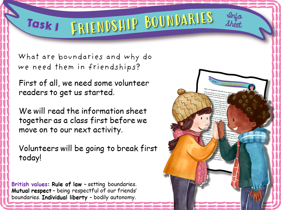 Friendship boundaries – EC Publishing