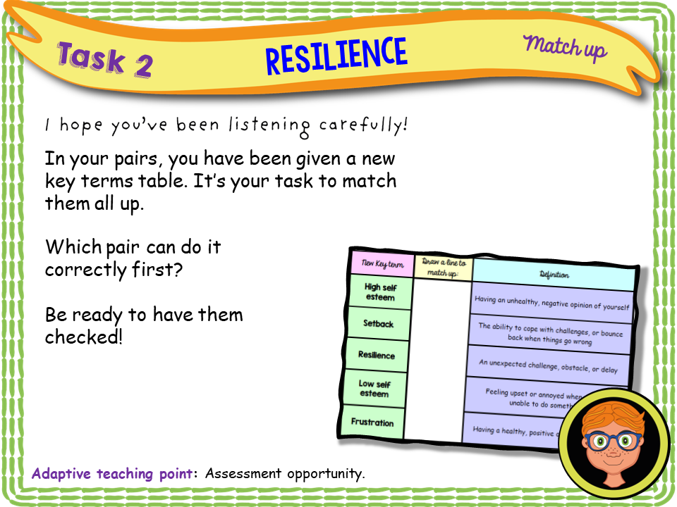 Resilience and self esteem – EC Publishing