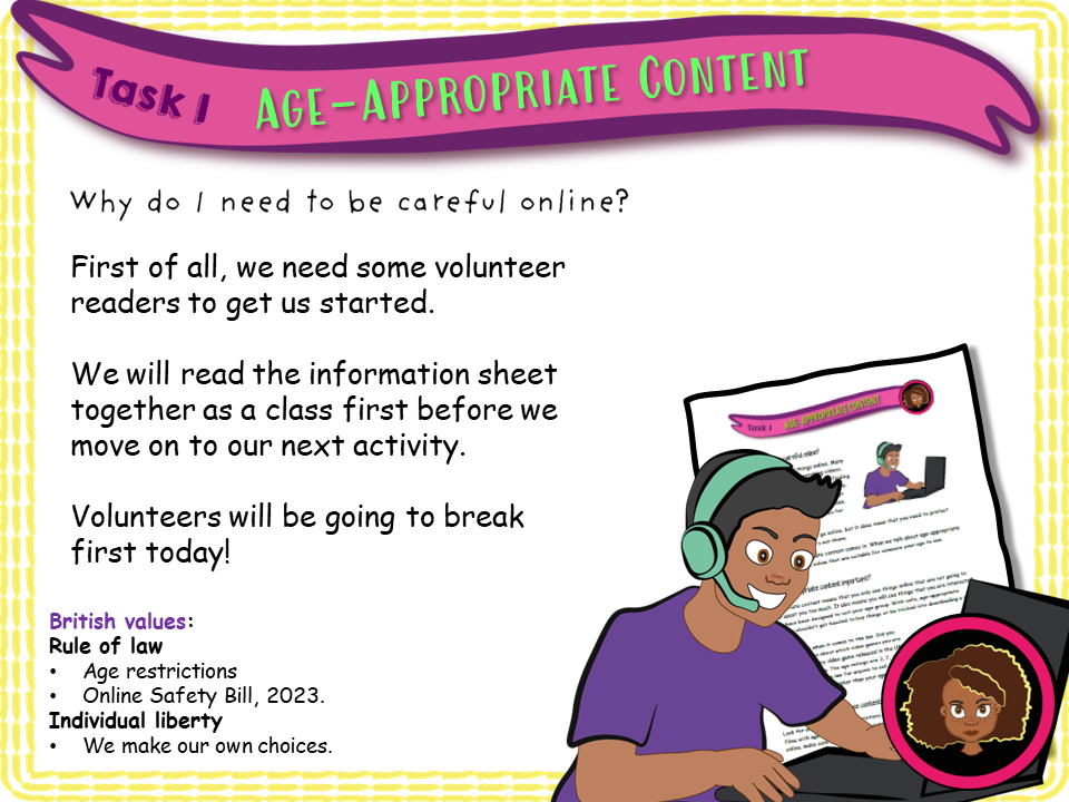 Age-appropriate content - age ratings – EC Publishing