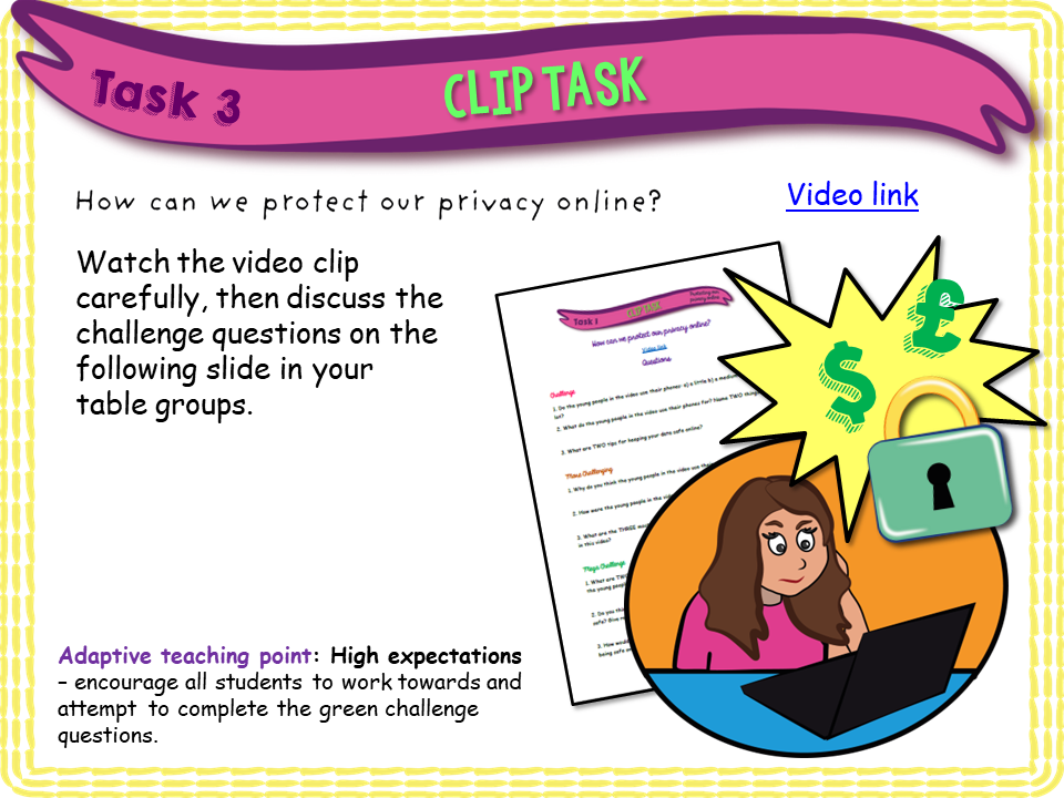 Internet Safety PSHE - Online Privacy and Personal Data – EC Publishing