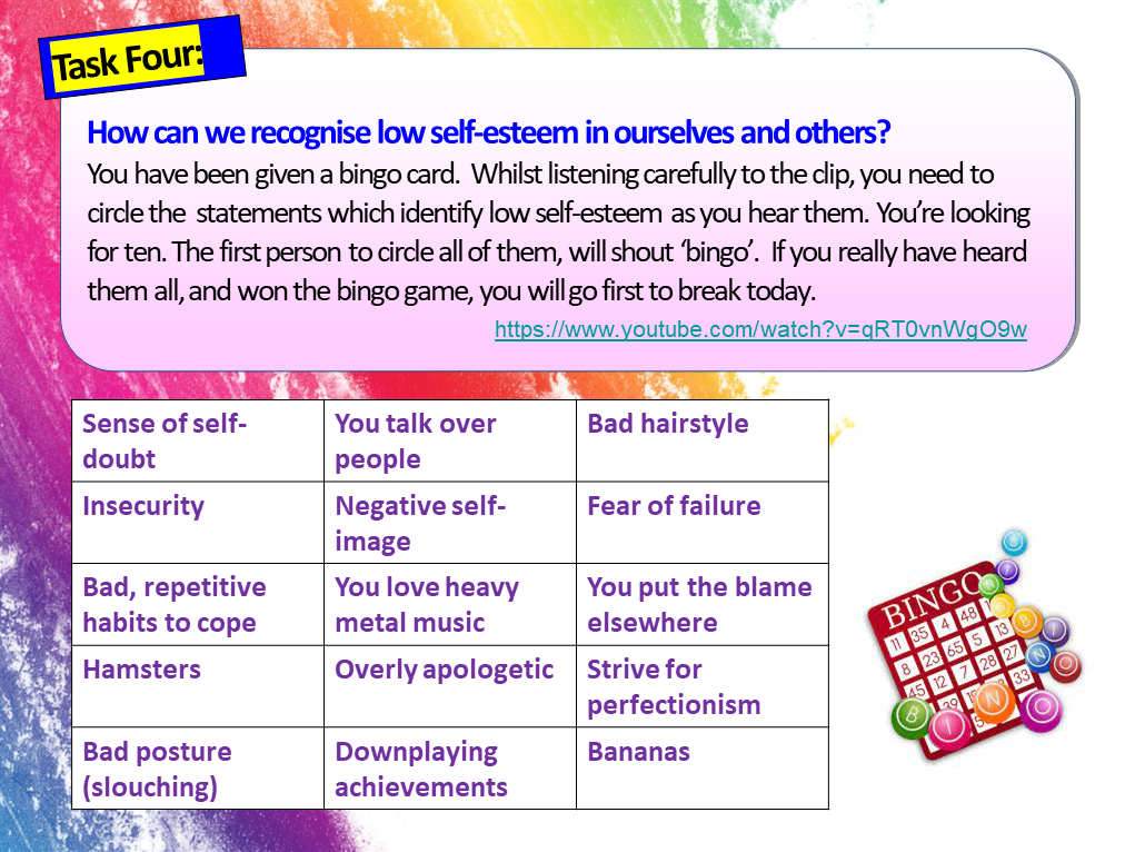 Self-Esteem PSHE Lesson (2 hours) – EC Publishing