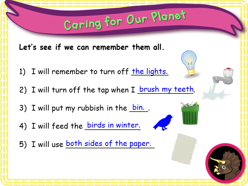 New! Looking After Our Planet - EYFS/Reception – EC Publishing