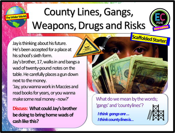 County Lines, Gangs, Weapons and Exploitation PSHE Lesson – EC Publishing