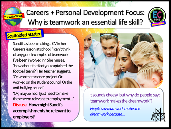 Teamwork - Employability Skills PSHE / Careers Lesson – EC Publishing