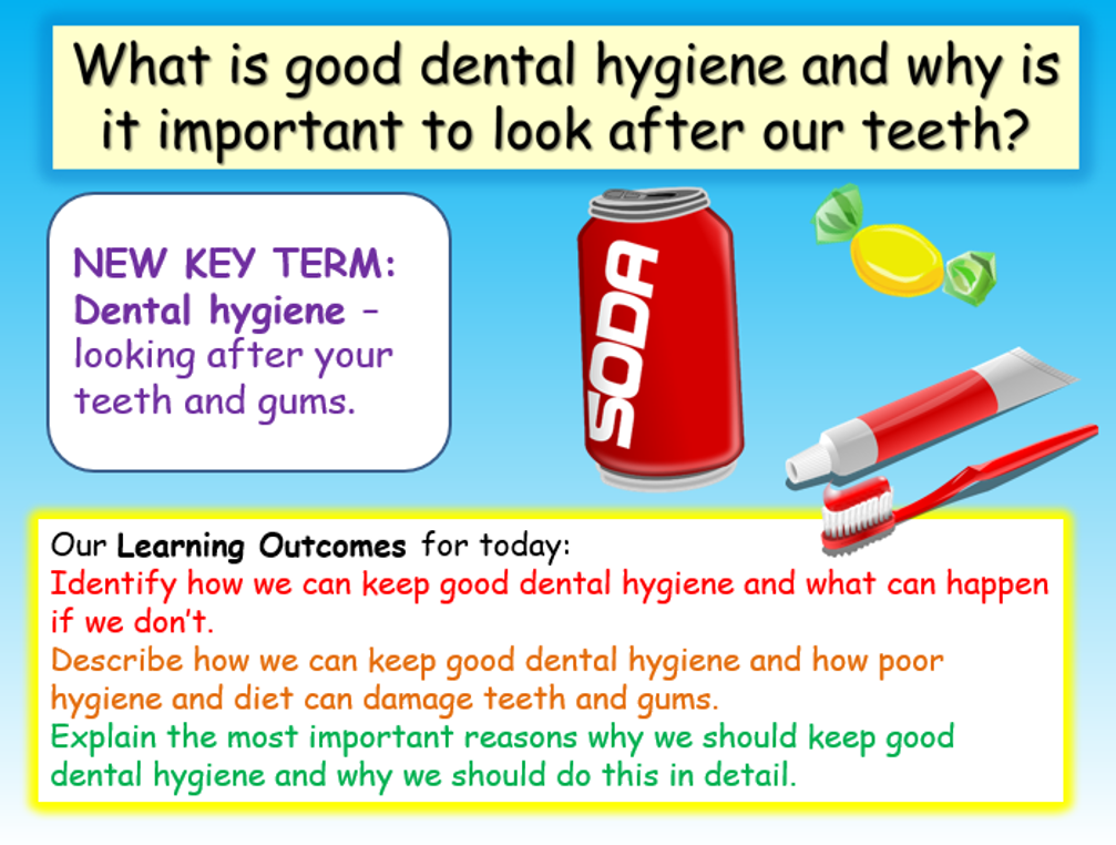 Dental / Oral Hygiene PSHE Lesson KS3 (Lower ability & SEN) – EC Publishing