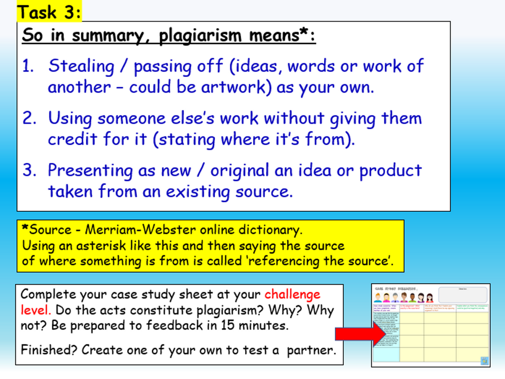 Plagiarism - and how not to do it – EC Publishing