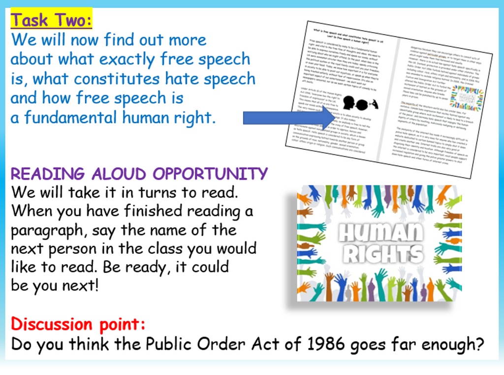 Hate Speech and Free Speech Lesson – EC Publishing