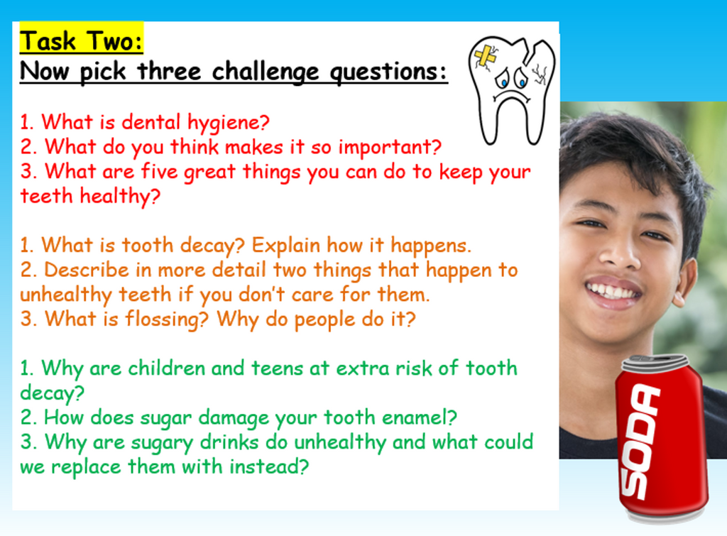 Dental / Oral Hygiene PSHE Lesson KS3 (Lower ability & SEN) – EC Publishing