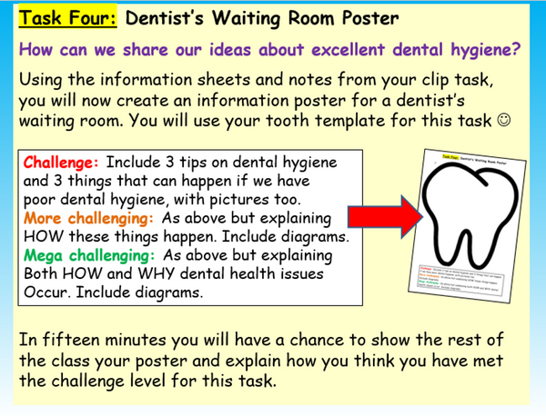 Dental / Oral Hygiene PSHE Lesson KS3 (Lower ability & SEN) – EC Publishing