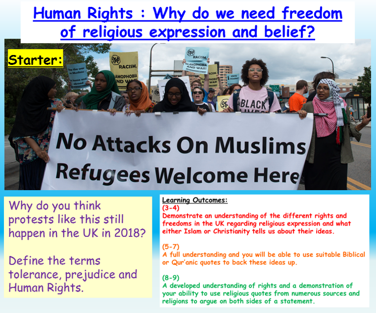 Religion, Human Rights and Social Justice RS GCSE Theme F Unit – EC ...