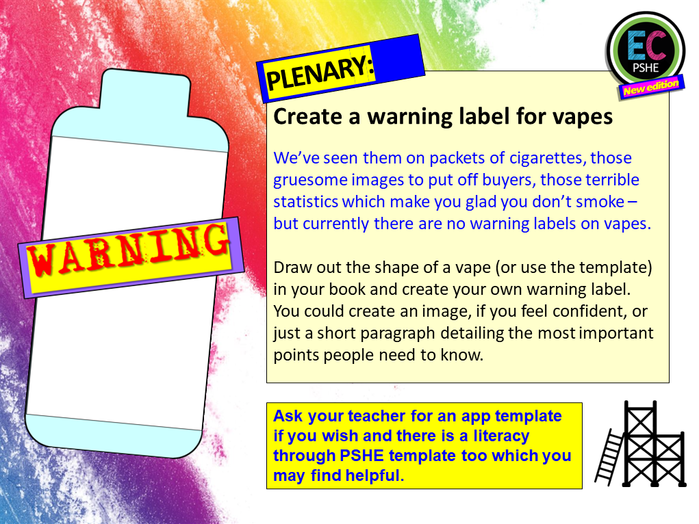 Vaping dangers PSHE Lesson – EC Publishing