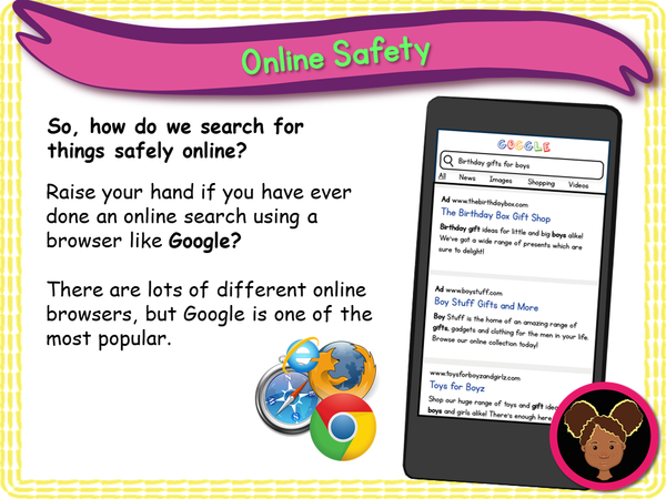 Staying Safe Online - KS1/Year 2 – EC Publishing