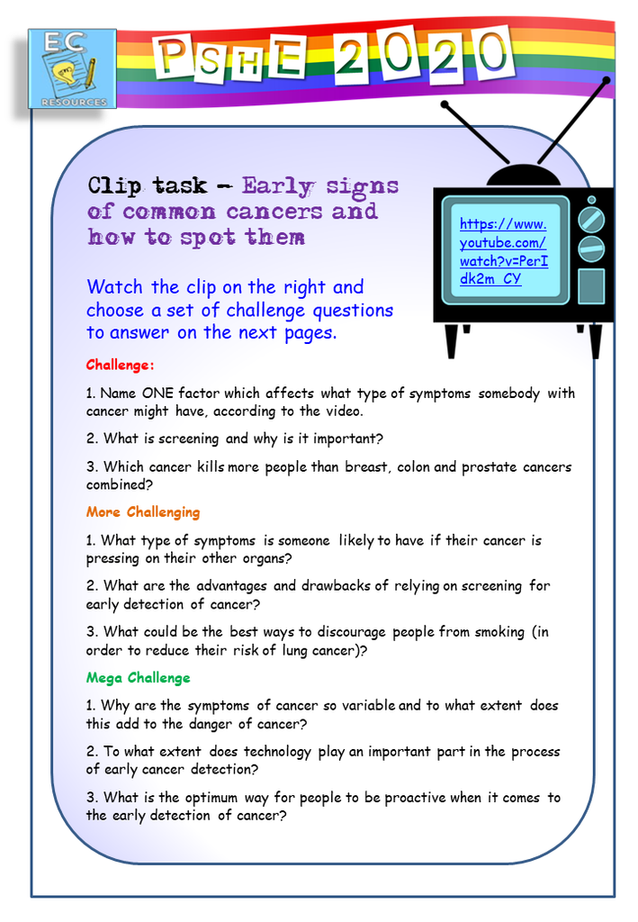 PSHE Home Learning KS3 KS4 - Health – EC Publishing