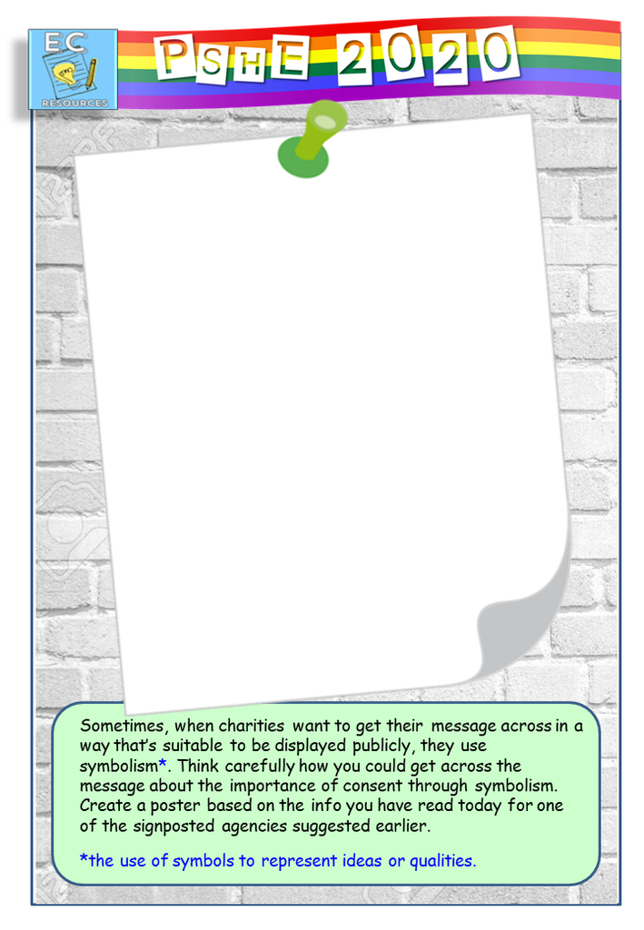 PSHE Workbook : Consent + Boundaries – EC Publishing