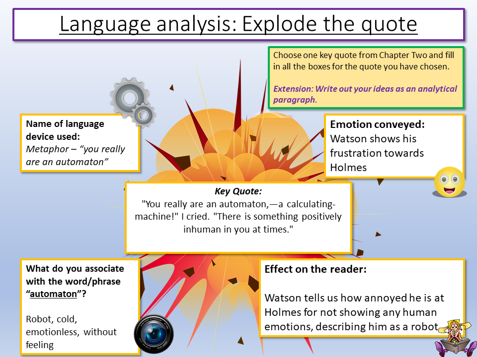 The Sign of Four Chapter Two lesson – EC Publishing