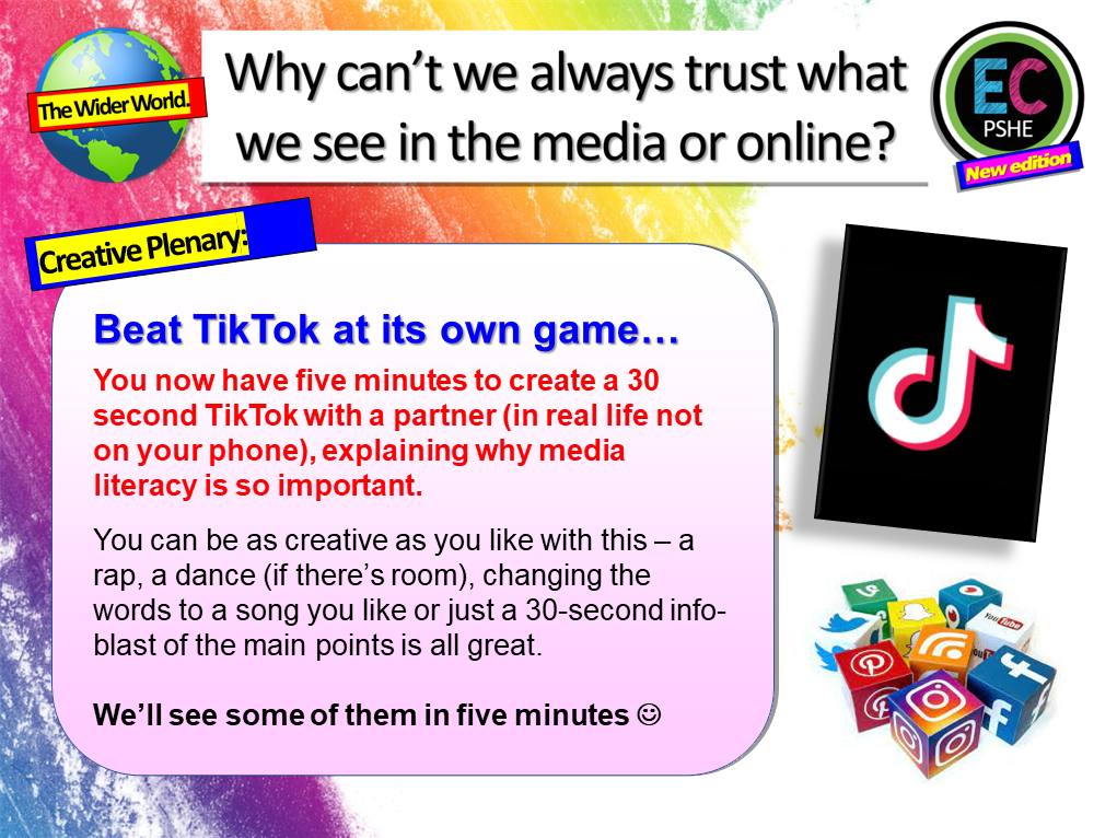 Media Literacy PSHE Lesson – EC Publishing