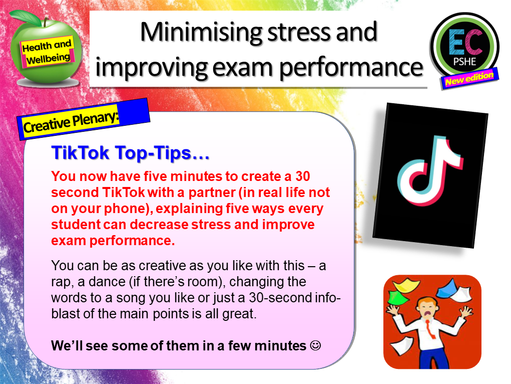 Stress and Exam Performance PSHE Lesson – EC Publishing