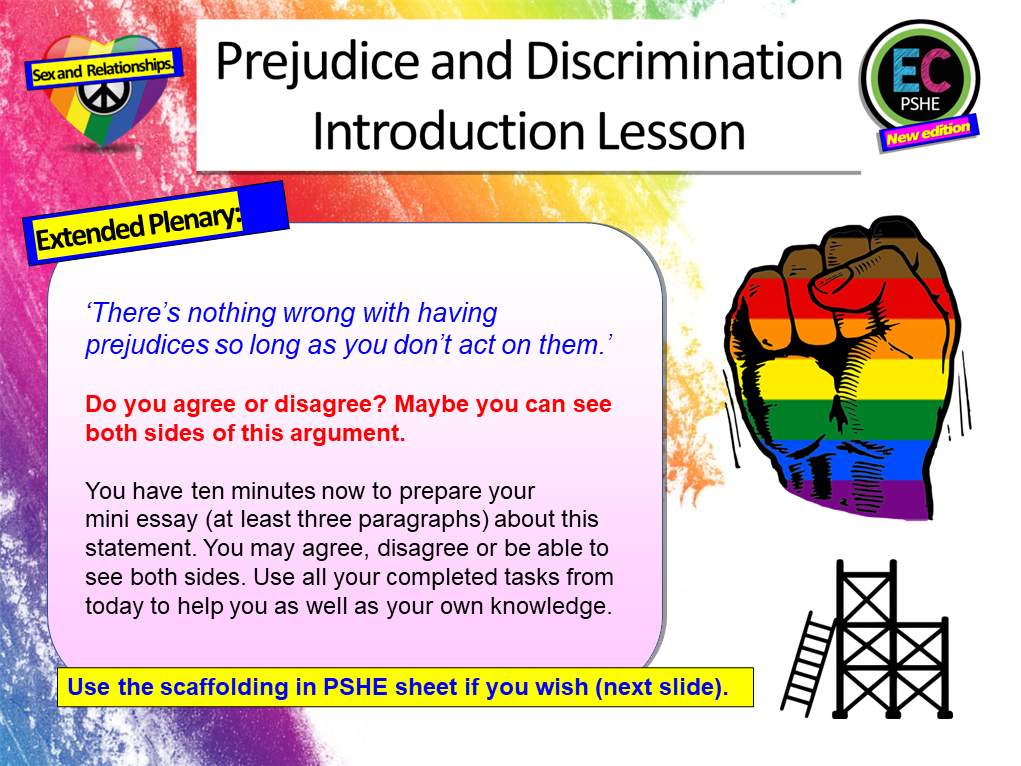 Prejudice and Discrimination Introduction Lesson – EC Publishing
