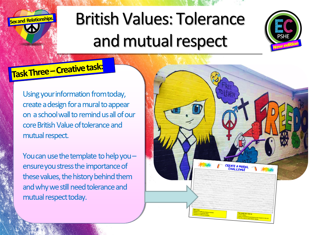 British Values - Mutual Tolerance and Respect – EC Publishing