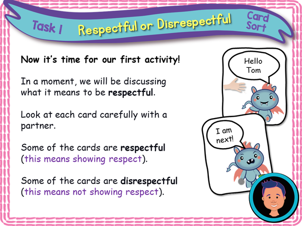 What is Respect? - KS1 - Year 1 – EC Publishing