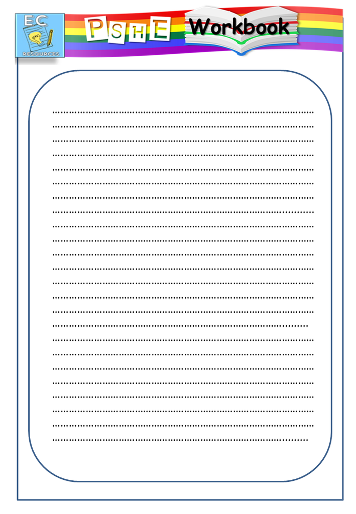 LGBT+ Pride Home Learning / PSHE Workbook – EC Publishing