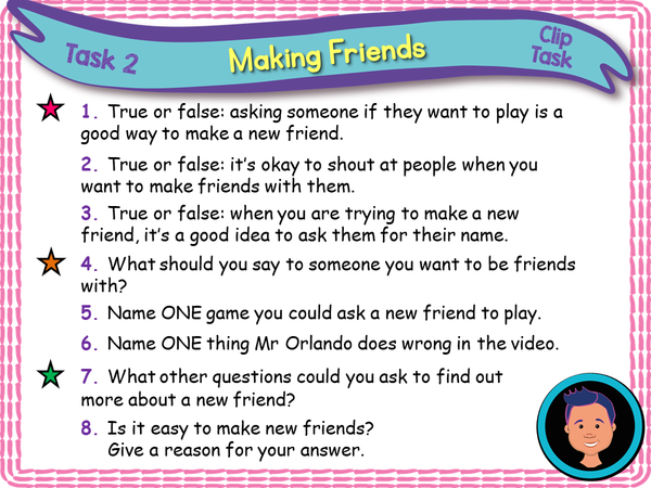 Making friends KS1/Year 2 – EC Publishing