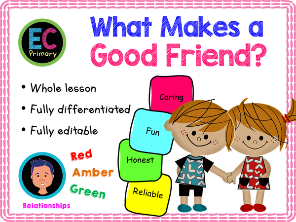 Being a Good Friend KS1/Year 2 – EC Publishing