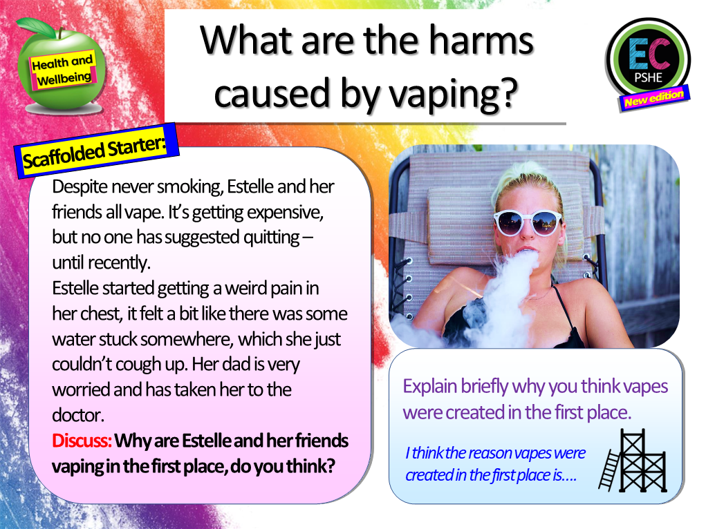 Vaping dangers PSHE Lesson – EC Publishing