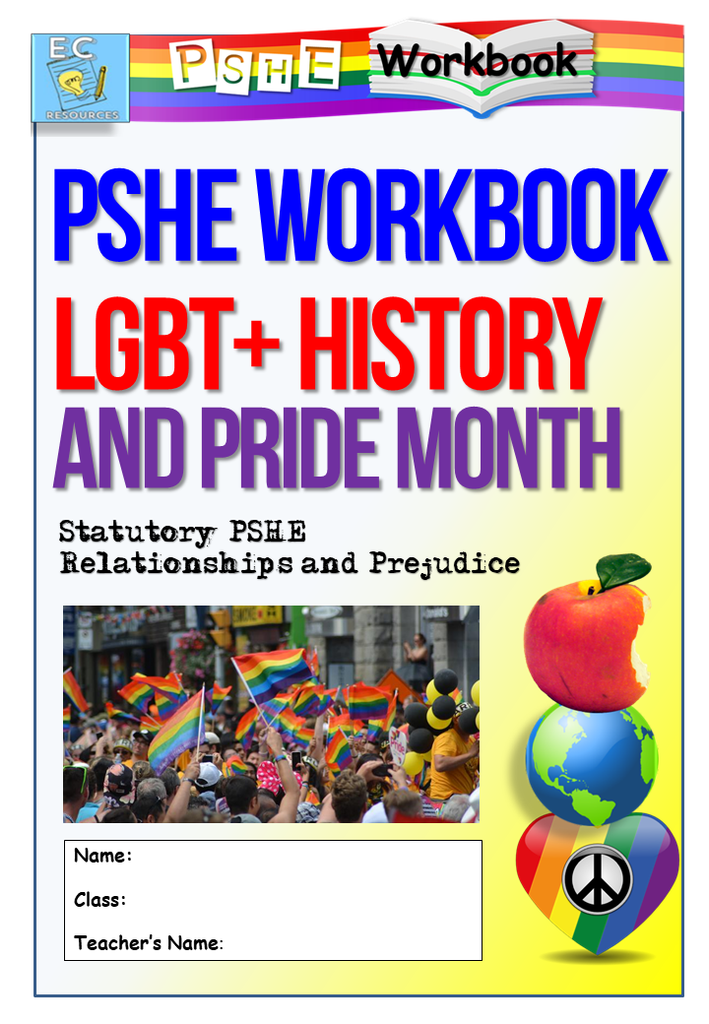 LGBT+ Pride Home Learning / PSHE Workbook – EC Publishing