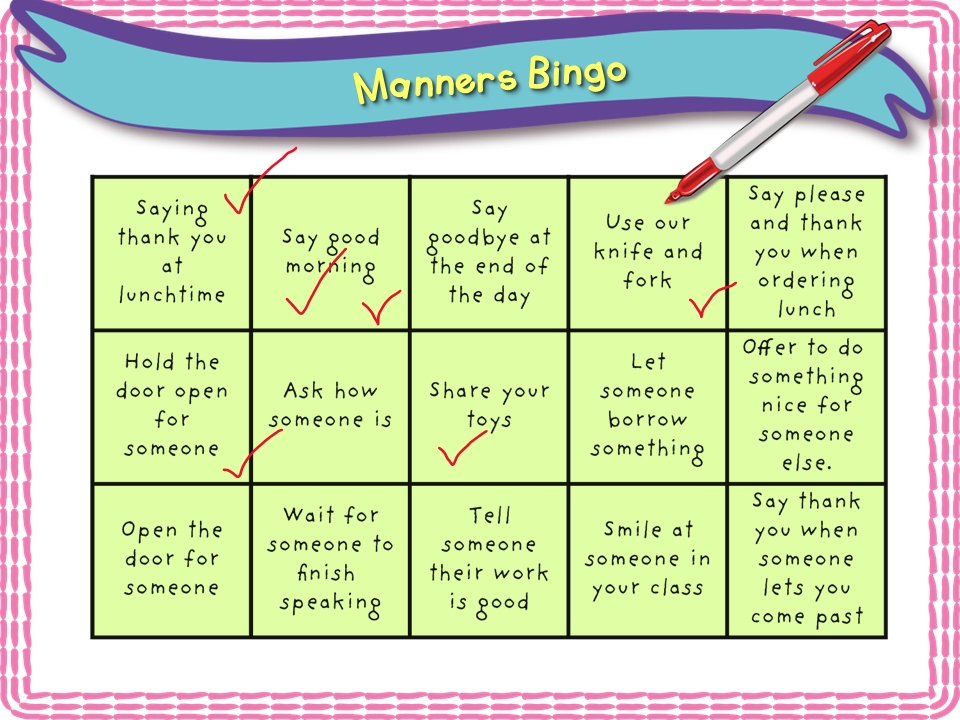 New! All About Manners - EYFS/Reception – EC Publishing