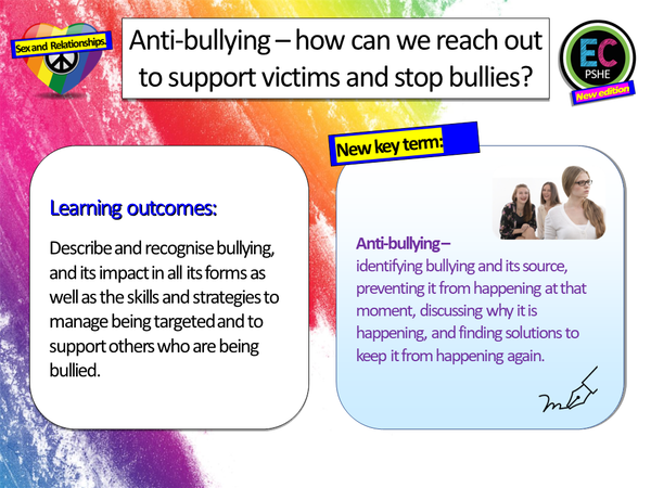 Anti Bullying PSHE Lesson – EC Publishing