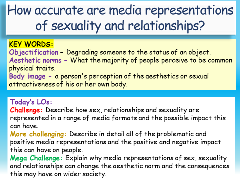 Sex and the Media PSHE – EC Publishing