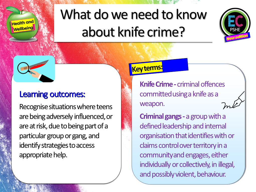 Knife Crime and Gang Influences PSHE Lesson – EC Publishing