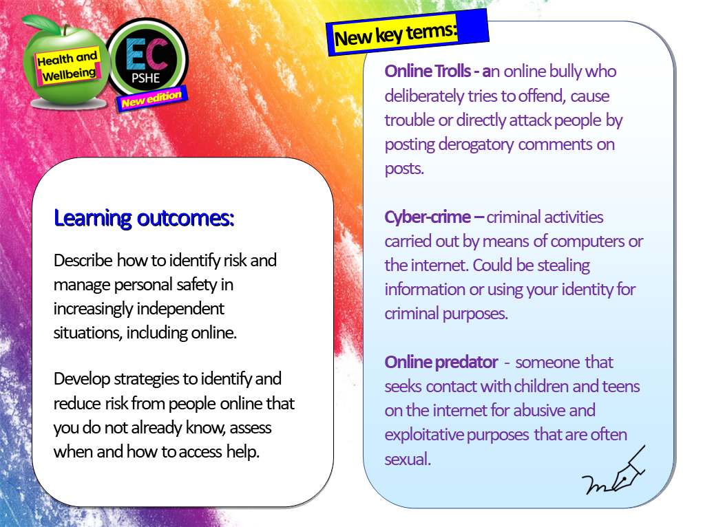 Life Online Internet Safety PSHE Lesson – EC Publishing
