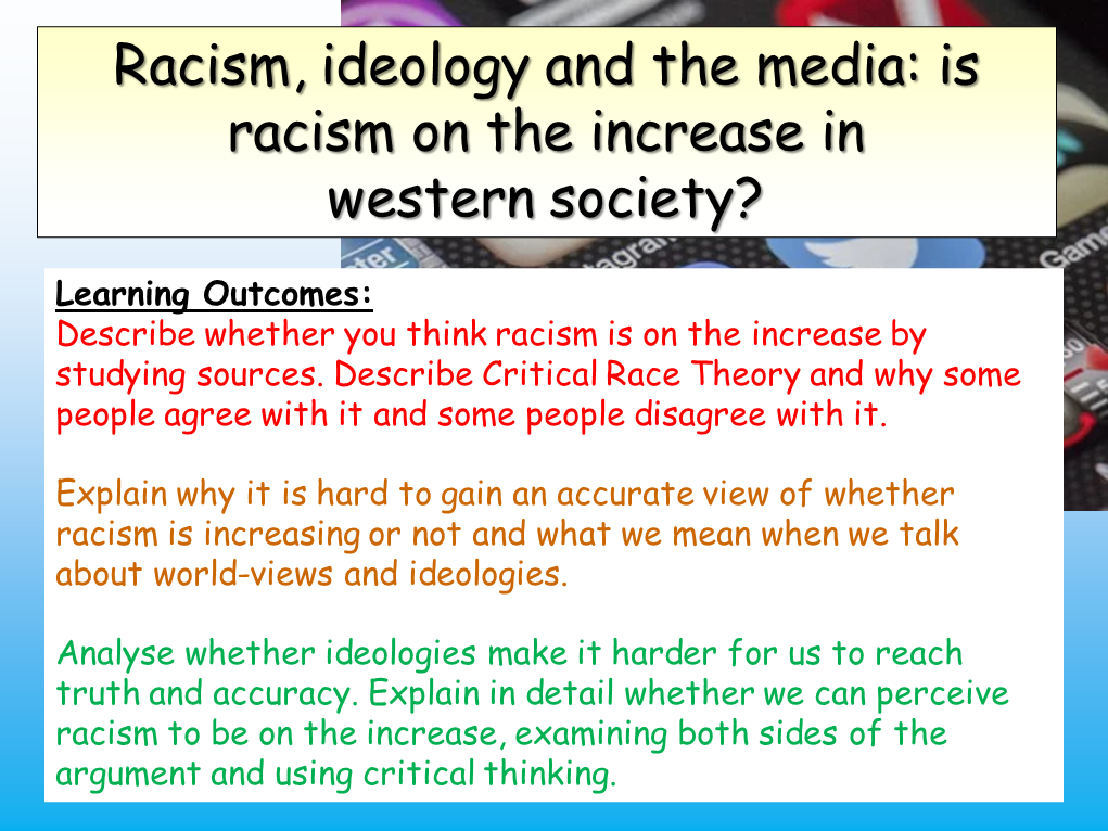 Racism, Media and Critical Race Theory – EC Publishing