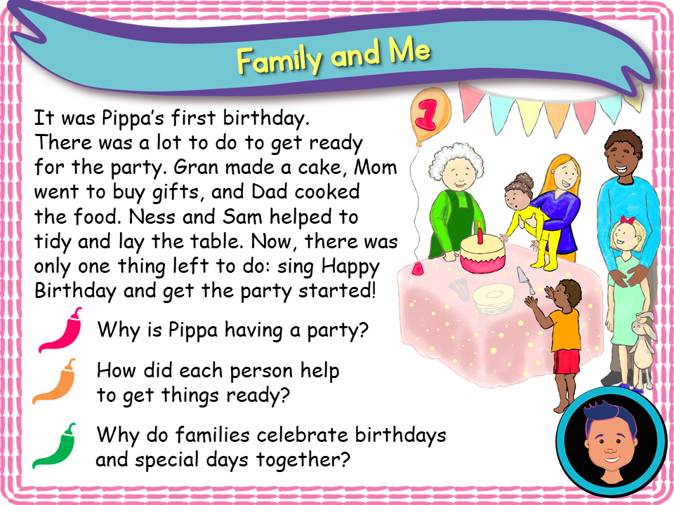 Family and me KS1 - Year 1 – EC Publishing