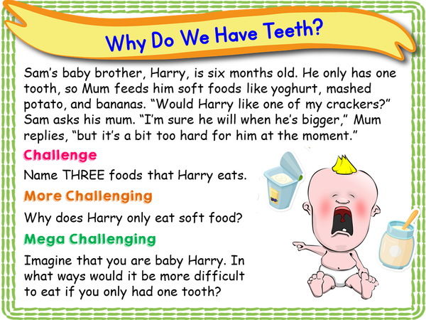 Looking After My Teeth - KS1/Year 2 – EC Publishing