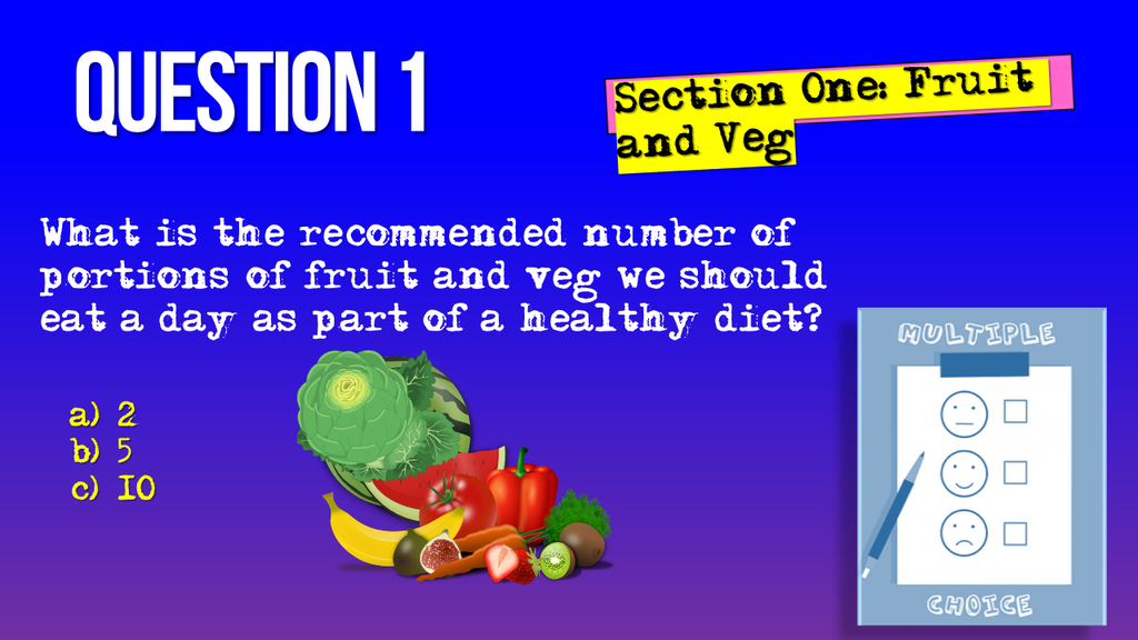 Healthy Eating PSHE Quiz – EC Publishing