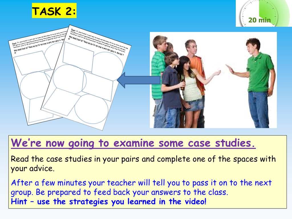Peer Pressure - PSHE Lesson – EC Publishing