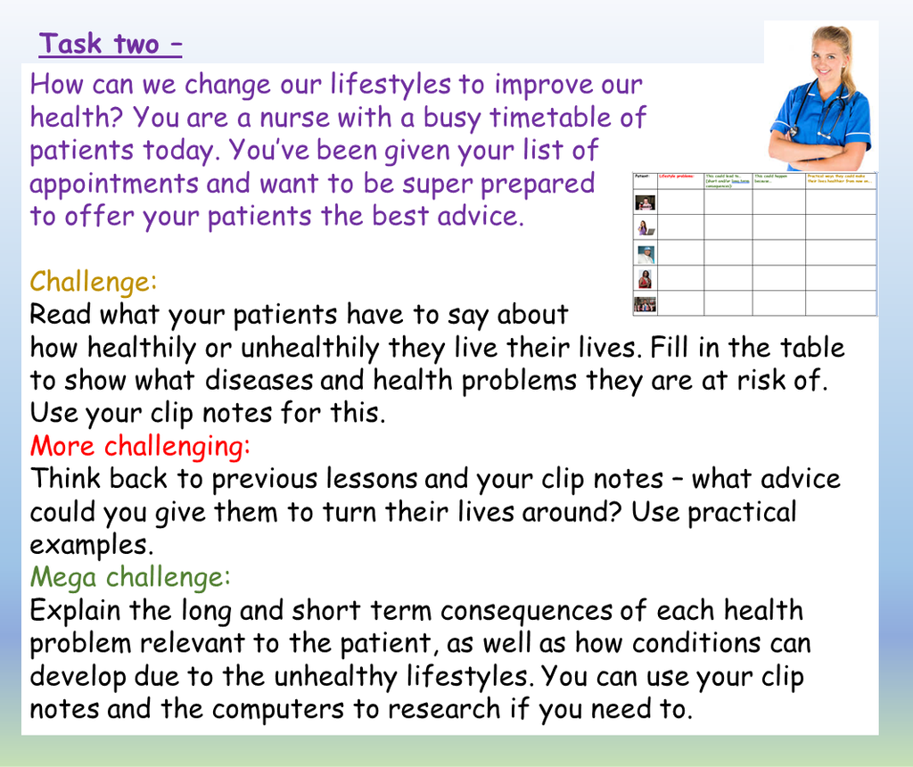 Healthy Living + Lifestyles PSHE Lesson – EC Publishing