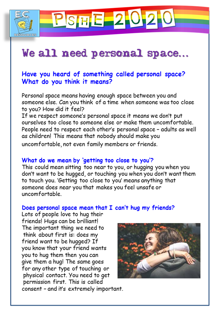 PSHE Workbook : Consent + Boundaries – EC Publishing