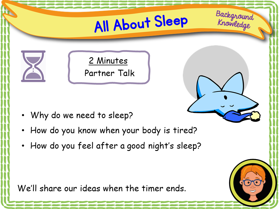 The Importance of Sleep - KS1/Year 2 – EC Publishing
