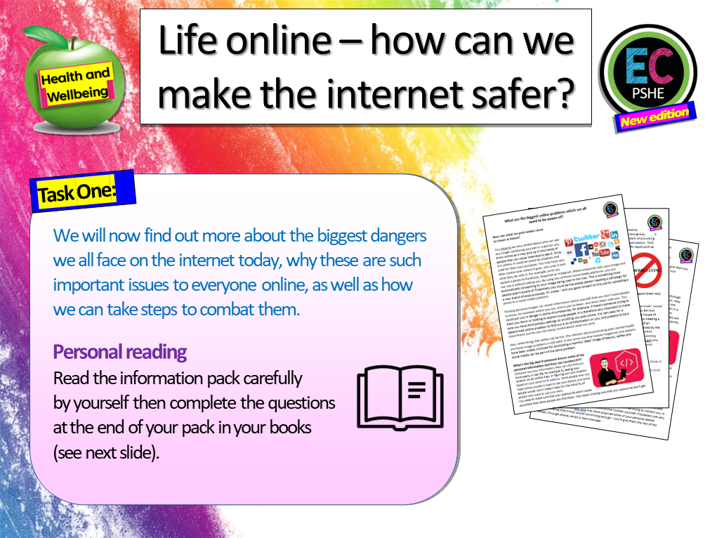 Life Online Internet Safety PSHE Lesson – EC Publishing
