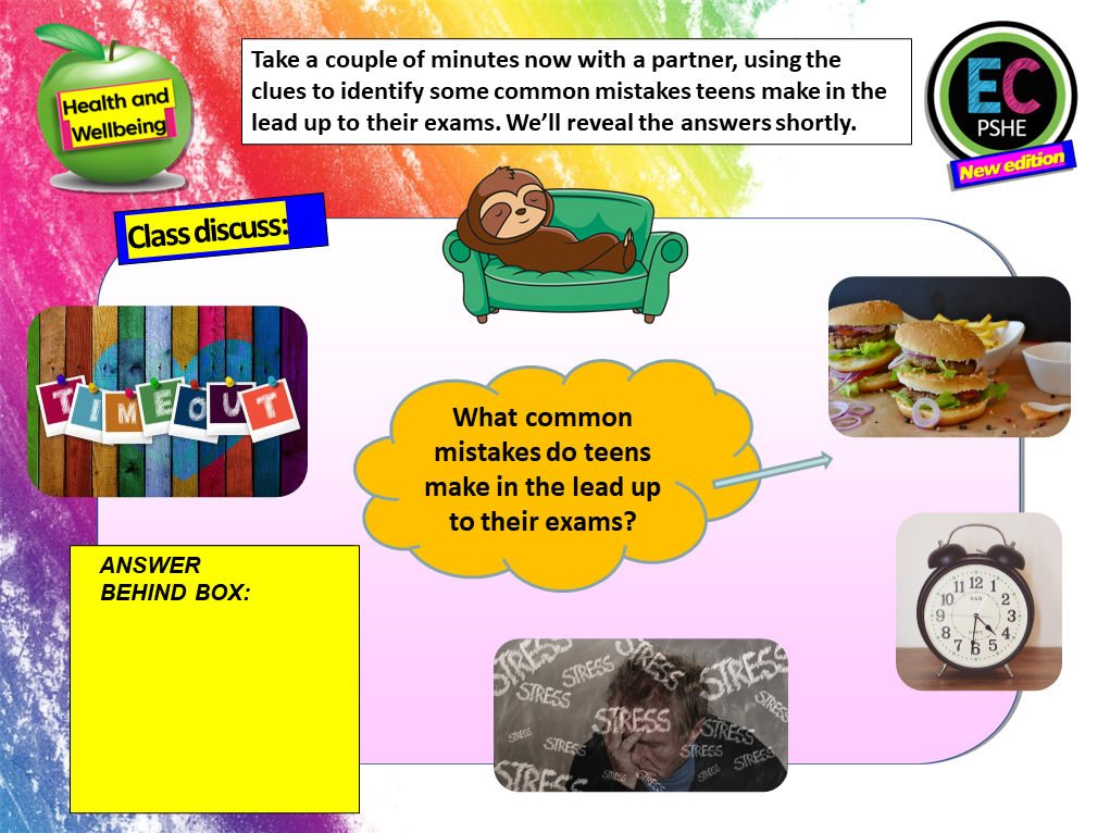 Stress and Exam Performance PSHE Lesson – EC Publishing